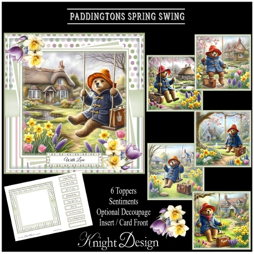Paddingtons Spring Swing Mini Page Kit - CUP1367735_58488 | Craftsuprint