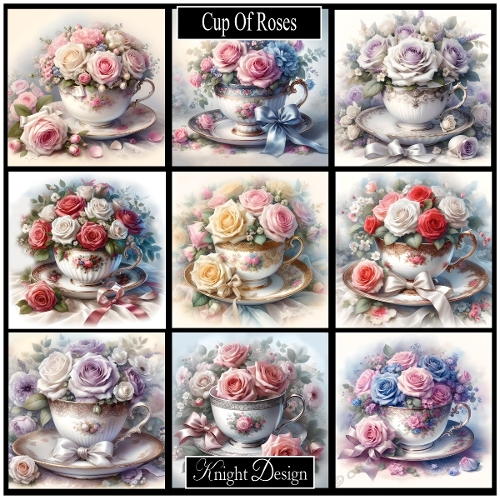 Cup Of Roses - CUP1376082_58488 | Craftsuprint