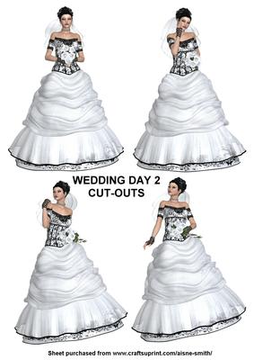 Wedding Day 2 Cut-outs - CUP326304_466 | Craftsuprint