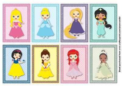 Little Princess Tags/mini Cards - CUP664908_466 | Craftsuprint