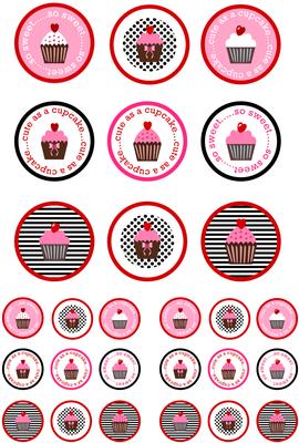 Cupcake Circles - CUP66142_671 | Craftsuprint