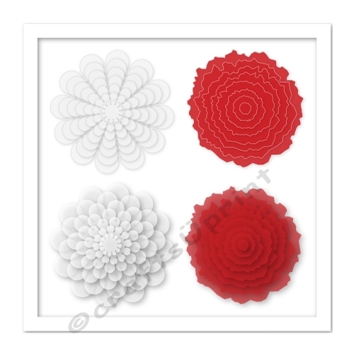 Nested layered flowers set 2 - CUP869256_671 | Craftsuprint