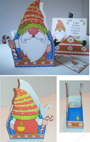 Gnome Treat Box with a Gift Card - CUP1079235_73534 | Craftsuprint