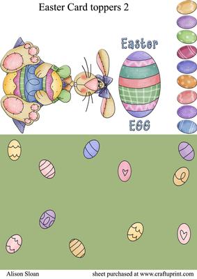 Easter Card Toppers 2 - CUP42290_416 | Craftsuprint