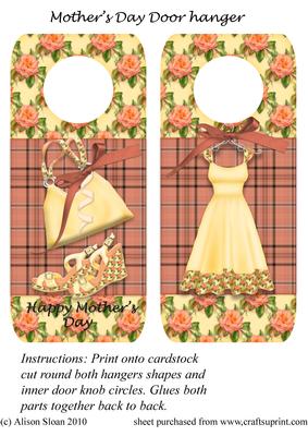 Mother's Day Door Hanger 1 - CUP53506_416 | Craftsuprint