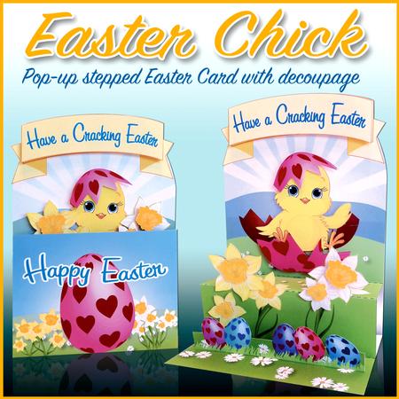 Easter Chick Pop Up Card - CUP308672_1532 | Craftsuprint