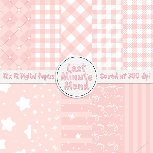 Baby Girl Papers set 1 - CUP1110650_80189 | Craftsuprint