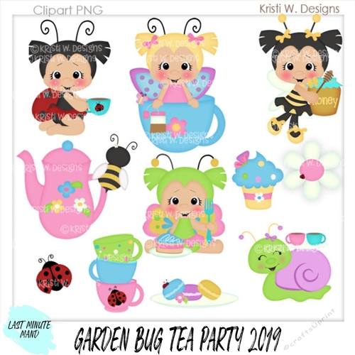 Garden bug tea party 2019 - CUP1128617_80189 | Craftsuprint