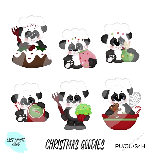 Christmas Goodies Panda - CUP1129249_80189 | Craftsuprint
