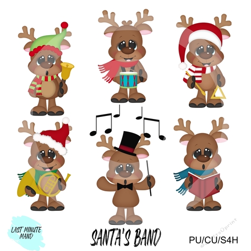 Santas Band - CUP1130524_80189 | Craftsuprint