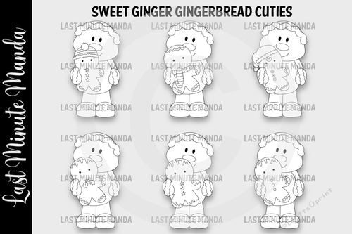 Sweet Ginger Gingerbread Cuties - CUP1174775_80189 | Craftsuprint