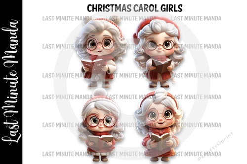 Christmas Carol Girls - CUP1250648_80189 | Craftsuprint