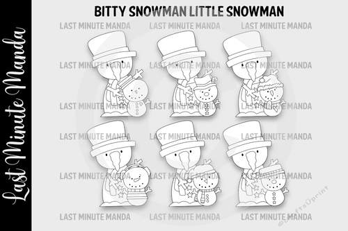 Bitty Snowman Little Snowman - CUP1256762_80189 | Craftsuprint