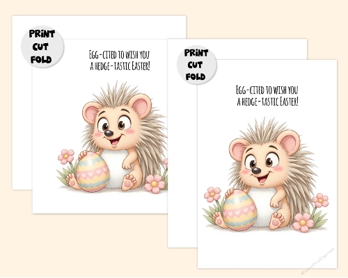 Hetty Hedgehog Easter Set 2 (Print Cut Fold) - CUP1360561_80189 ...