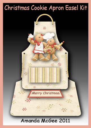 Christmas Cookie Apron Easel Card Kit - CUP265724_56 | Craftsuprint
