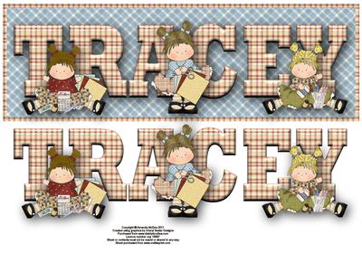 Crafty Tracey Large Dl Name Card - CUP265974_56 | Craftsuprint