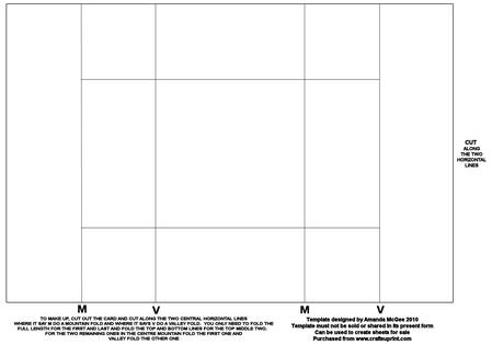 Tri Shutter Template - CUP78643_56 | Craftsuprint