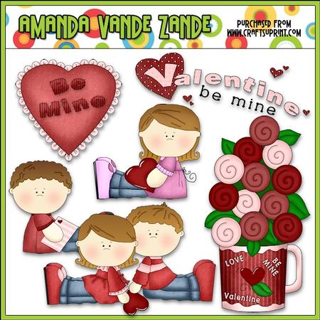Be My Valentine Clip Art - CUP492959_1025 | Craftsuprint
