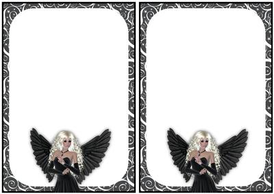 Dark Angel Writing Paper - CUP145548_5 | Craftsuprint