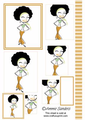 Diva Girl Pyramid with Ribbon and Text Plate - CUP29534_5 | Craftsuprint