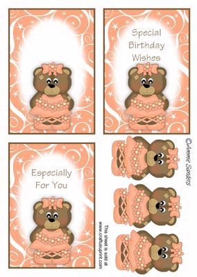 Super Cute Teddy Toppers - CUP32923_5 | Craftsuprint