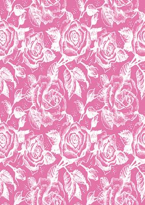 Vintage Rose A4 Backing Paper - Rich Shade - CUP471584_5 | Craftsuprint