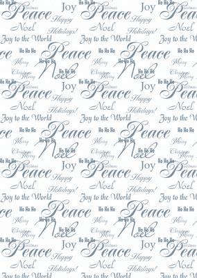 Christmas Script Backing Paper - CUP475965_5 | Craftsuprint