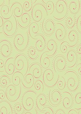 Sweet Flower Girl Dotted Swirls Backing Paper - CUP480356_5 | Craftsuprint