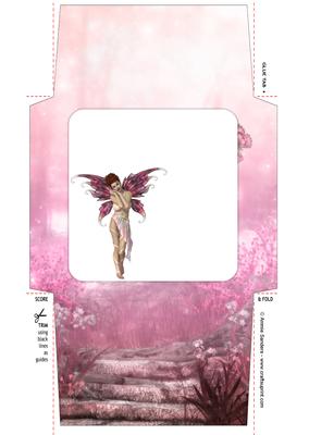 Ethereal Fairy ' Sunrise ' 5x5 Envelope - CUP485839_5 | Craftsuprint
