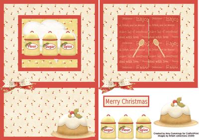 Open the Door! Christmas Baking Card - CUP156492_576 | Craftsuprint