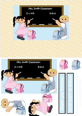 Thank You Teacher/good Luck in School Card Front - CUP59612_576 ...