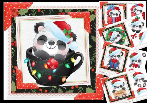 Adorable Panda Bumper Kit - CUP1074379_983 | Craftsuprint