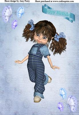 A4 Kiki Girl - CUP220016_983 | Craftsuprint