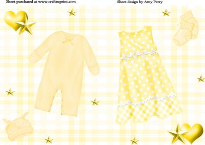A4 Baby Yellow - CUP225865_983 | Craftsuprint
