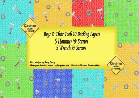 10 Mens Backing Paper - CUP316135_983 | Craftsuprint