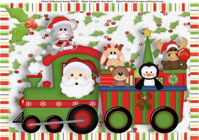 All Aboard the Santa Express! A4 - CUP468048_983 | Craftsuprint