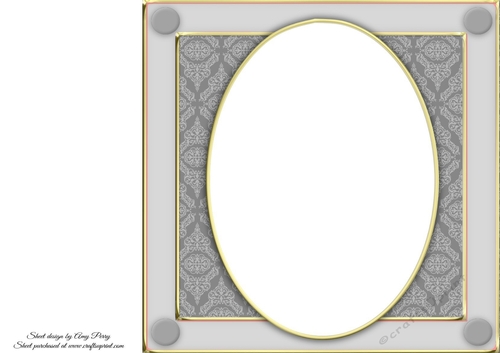 Beautiful Grey Blank Insert 8x8 - CUP962090_983 | Craftsuprint