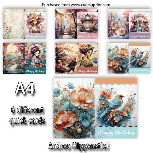 6 different quick cards - CUP1334059_2013 | Craftsuprint