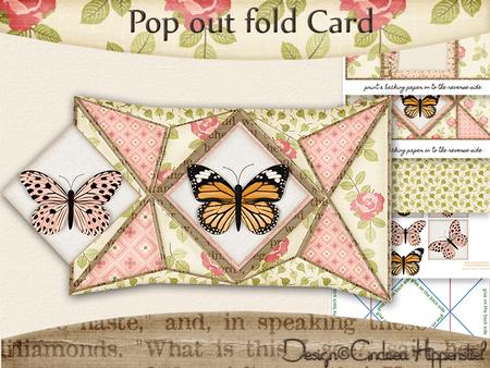Pop Out Card Rose - CUP539452_2013 | Craftsuprint