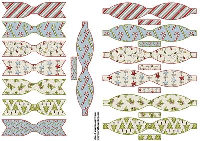 Paper Bows Christmastree - CUP554079_2013 | Craftsuprint