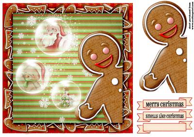 Christmas Topper Ginger - CUP557461_2013 | Craftsuprint