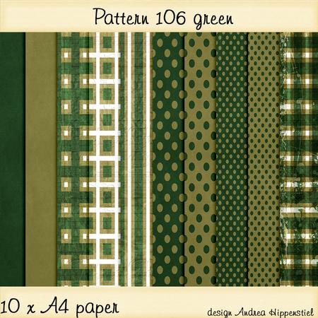 Backing Paper Pattern 106 Green - CUP583138_2013 | Craftsuprint