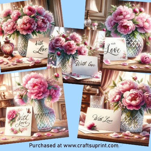 Florals with love 2 - CUP1366710_94716 | Craftsuprint