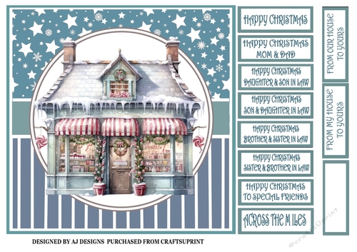 CHRISTMAS CANDY SHOP - CUP1222271_123820 | Craftsuprint