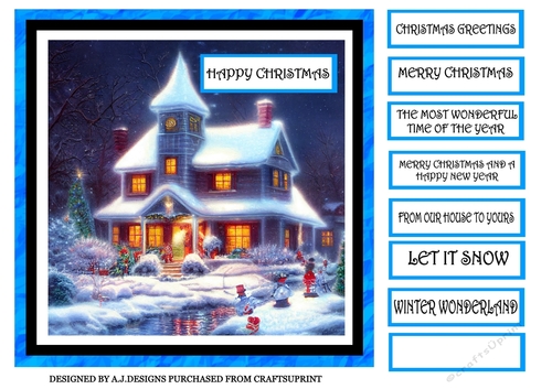 MERRY CHRISTMAS 3 - CUP1229486_123820 | Craftsuprint