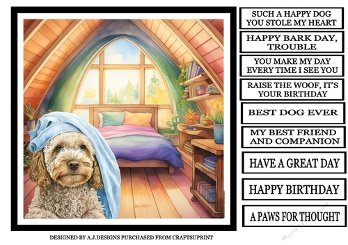 BEST DOG EVER COCKAPOO PAWS FOR THOUGHT - CUP1262720_123820 | Craftsuprint