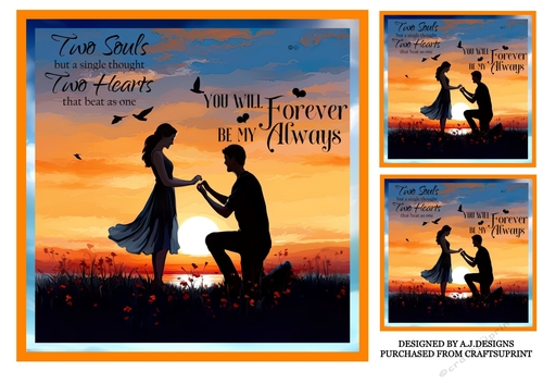 TWO SOULS FOREVER - CUP1287410_123820 | Craftsuprint