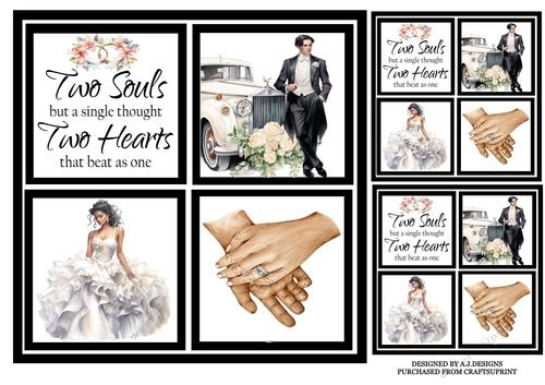 TWO HEARTS THAT BEAT AS ONE 1 - CUP1294574_123820 | Craftsuprint