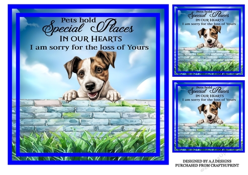 SORRY FOR YOUR LOSS JACK RUSSELL - CUP1305748_123820 | Craftsuprint