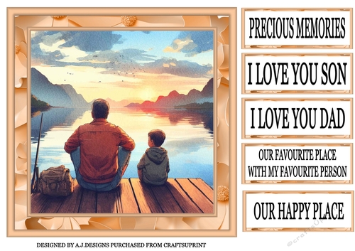 FATHER SON PRECIOUS MOMENTS 1 - CUP1309732_123820 | Craftsuprint